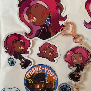 Splatoon Great Zapfish and Mini Zapfish Sticker Bundle - Etsy