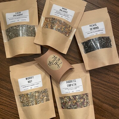 Loose Leaf TEA Starter KIT Organic Tea Gift Set Tea Gift BOX Ready to ...