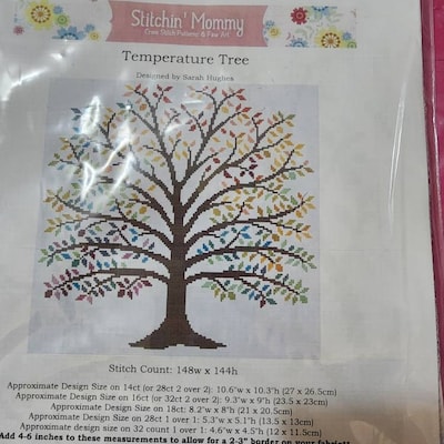 Temperature Butterflies Cross Stitch Pattern PDF INSTANT DOWNLOAD - Etsy