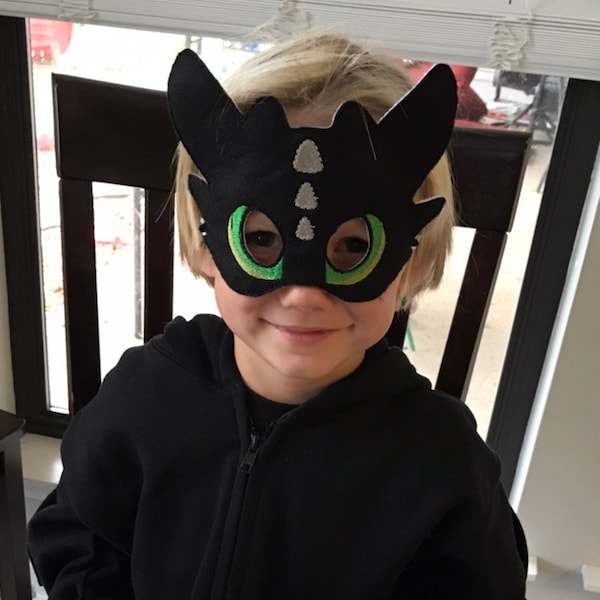 Toothless Inspired Mask Nightfury, Lightfury - Etsy