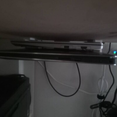 Under Desk Double Decker Laptop Holder Mount Fits Double the Laptops - Etsy