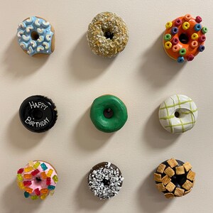 3D Pop Art Colorful Donut Sculpture, Donut Wall Art, Donut Art, Donut ...