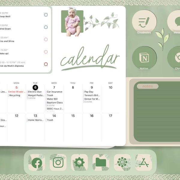 Aesthetic IOS 18 Theme Kit | iPhone Icons | Cute Widgets | iPhone ...