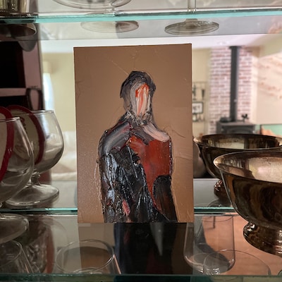 Faceless Painting, Abstract Face Art, Portrait Painting, Surreal Oil ...