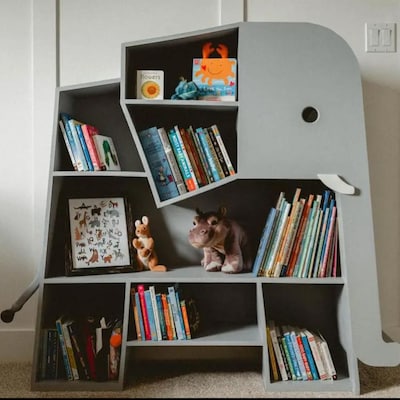 Elephant Bookshelf DIY Printable Digital Plans - Etsy