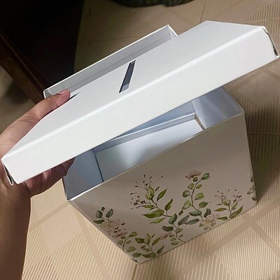 Botanical Card Post Box, Wedding Card Keepsake Box, Wedding Cards Box ...