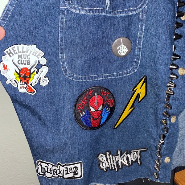 Spider-punk - Punk is Not Dead Iron-on Embroidered Patch (hobart Brown ...