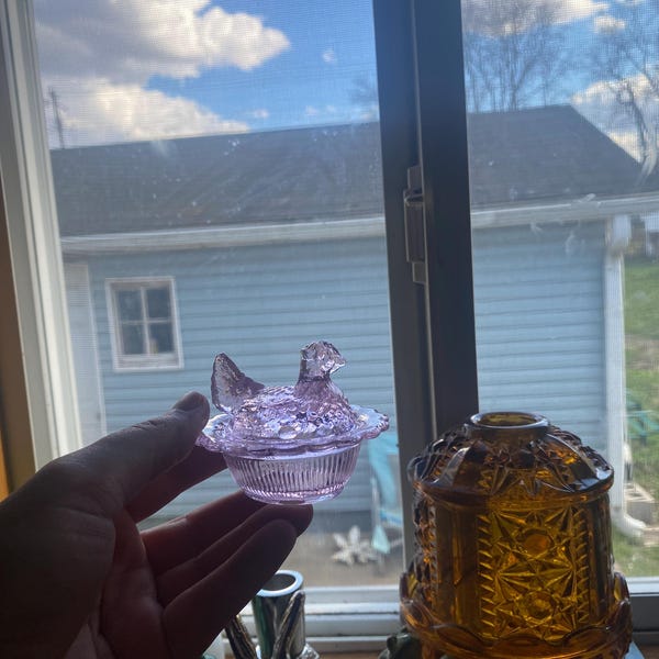 Mosser Hand Crafted Fluffy Kitten Sitting Cat Buffett Blue Glass - Etsy