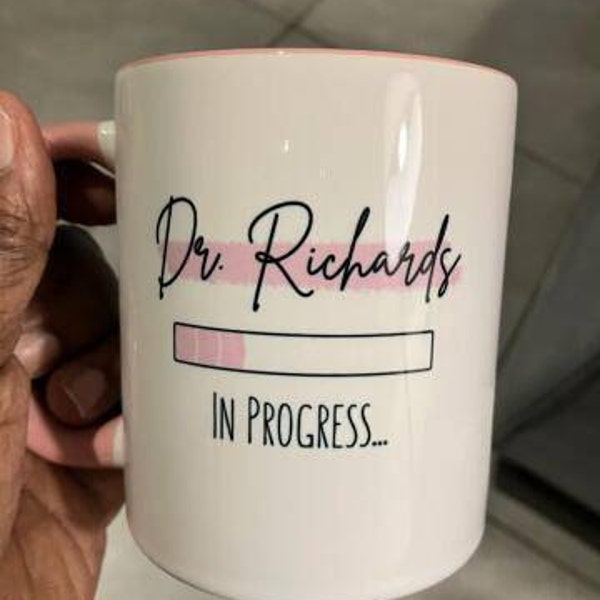 Dr. Personalized Custom Doctor Mug, It's Dr Actually, Doctor in ...