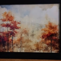 Watercolor Black and Red Digital Papers, Abstract Digital Backgrounds ...