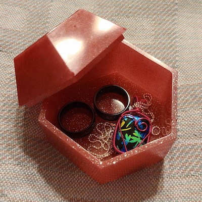 Jewelry Box Mold,silicone Box Mold,epoxy Resin Box Molds, Creative ...