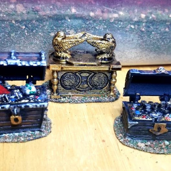 Treasure Chests Set Dnd Miniature Terrain 15mm 28mm 32mm | D&D ...