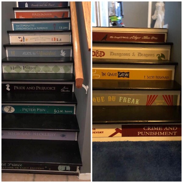 Custom Stair Riser / Alternative to Stair Riser Decals & Vinyl / Free ...
