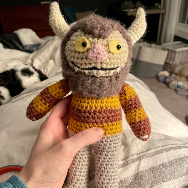 PATTERN Pdfs PATTERNS Wild Things Are Wild Set of Four Crochet Doll ...