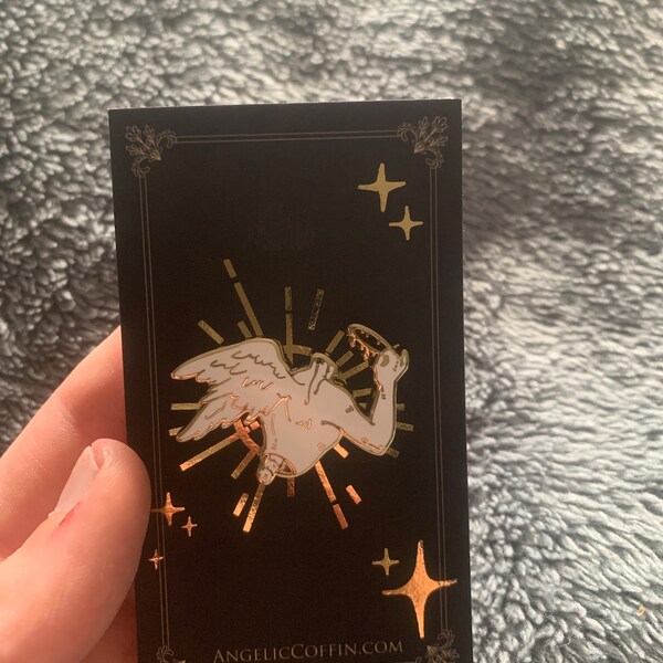 Headless Angel Gothic Enamel Pin, Angelcore Pin, Occult Macabre Pin ...