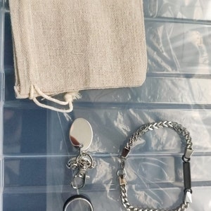 Personalised Engraved Sliding Pet ID Tag With Gift Pouch Ref BR173 - Etsy