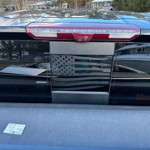 Fits 2019-2024 GMC Sierra Rear Middle Sliding Window Distressed ...