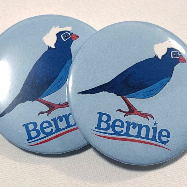 Birdie Sanders Buttons - Etsy