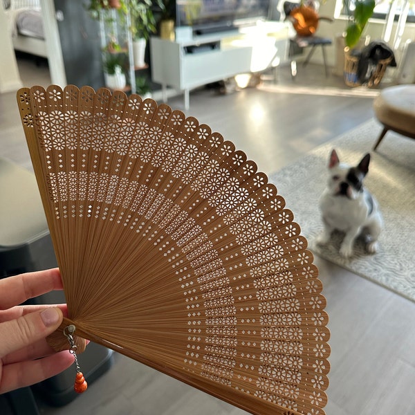 Antiquity Classic Hand Fan, White Elegant Folding Fan,parents Gift ...
