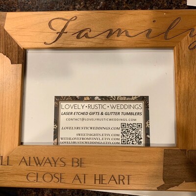 Across the Distance Family Frame, 4x6 Picture Frame, Long Distance ...