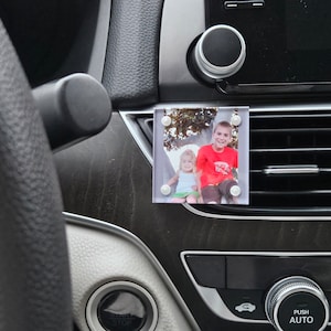 Car Photo Frame Holder, Personalized Picture Frame for Your Car's Sun ...