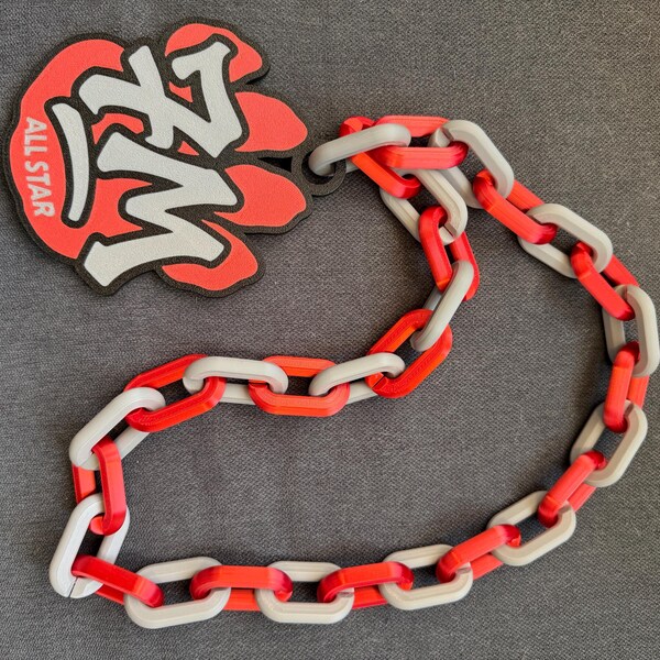 Custom Fan Chain Giant Logo Necklace Sports Homerun Turnover Jumbo ...