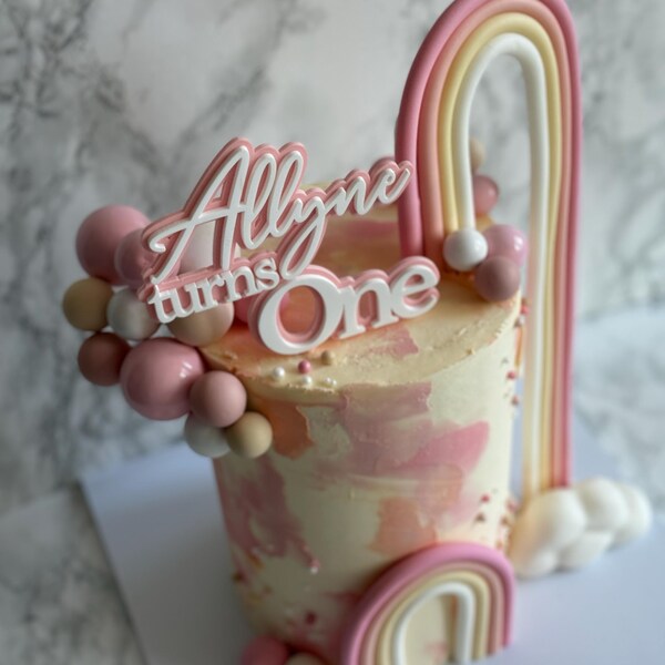 Hijabi Line Art Cake Charm Range of Size & Colour Options - Etsy