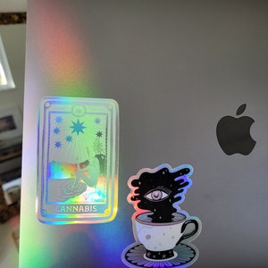 West Texas Desert Moon Vinyl Sticker - Etsy