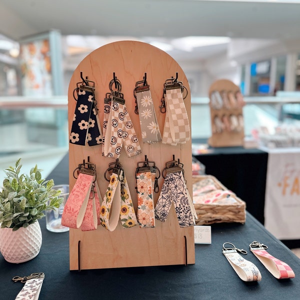 Keychain Hanger Standing Arch Table Top Craft Fair Show Vendor Display ...