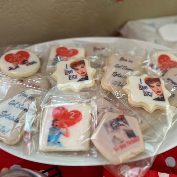 I Love Lucy Birthday Sugar Cookies - Etsy