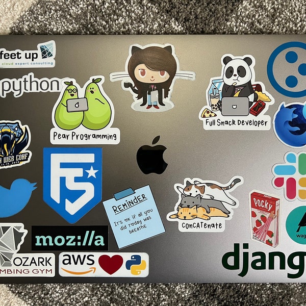 Python Developer | Tech Pun Stickers - Etsy