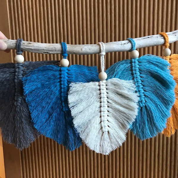 DIY Autumn Leaf Macrame Wall Hanging Kit | Video Tutorial | Make Your ...