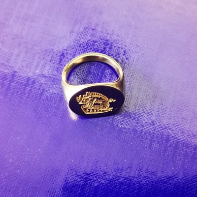 Kingsman Ring / Personalized / Signature / Engraving / Sterling Silver ...