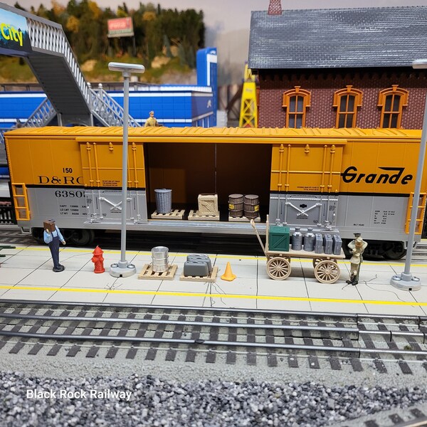 Model Railroad O Gauge Wood Pallets 20 1/48 Scale - Etsy