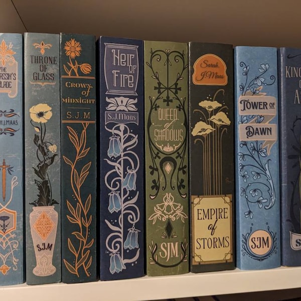 Paperback Throne of Glass Vintage Dust Jackets, Digital Download ...