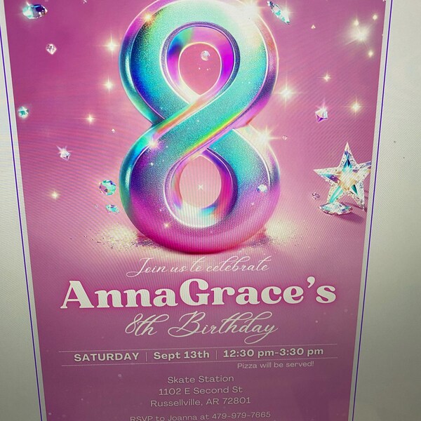Editable Princess Pool Party Birthday Invitation for Girl Splish Splash ...