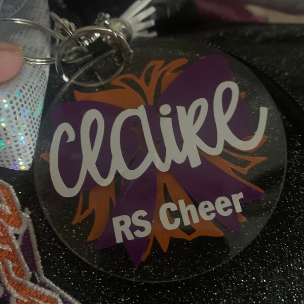 Cheer Bag Tag / Keychain - Etsy