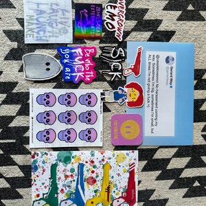 BLACKOUT Drumhead Stickers, Elder Emo Sticker, Alternative Stickers ...