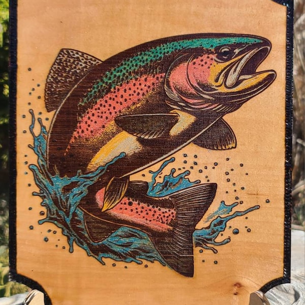 Rainbow Trout Jumping SVG, Brown Trout, Rainbow Trout SVG, SVG, Png ...