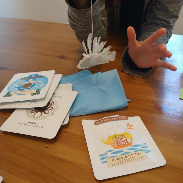 Lion Fish Honeybush Rooibos Tea Bag - Ocean Teabag - Etsy