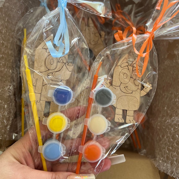 Paint Your Own Troll Party Favour / Troll Party Bag / Childrens Crafts ...