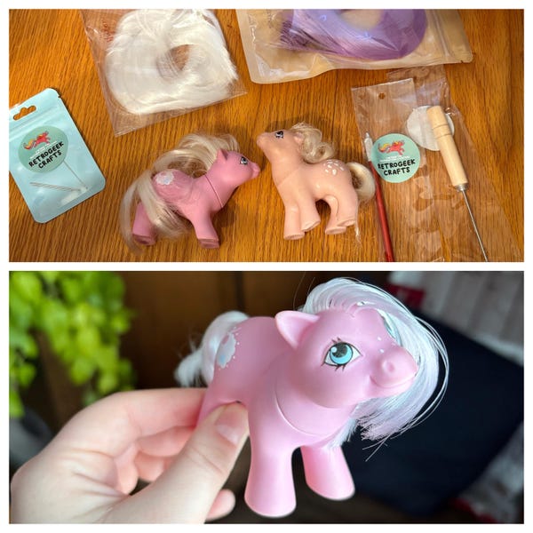 Surprise My Little Pony Restore Kit (vintage Pony + Tools + Nylon or ...