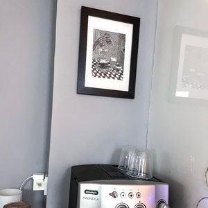 Woodland Camp Fire Lino Print Handmade Linocut Original Art - Etsy UK