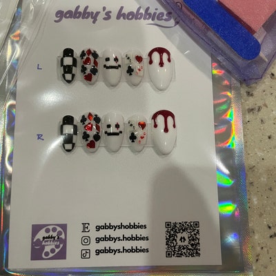 Las Nevadas Nails Quackity Nails - Etsy