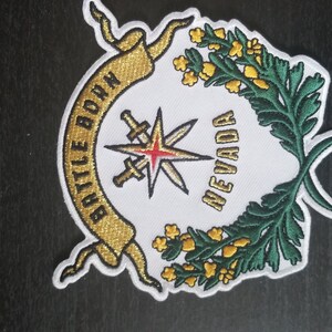Battle Born nevada Iron on Patch - Etsy
