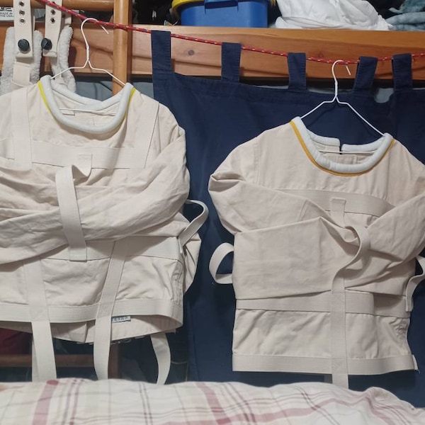 Max-security Series -double Crotch Strap Straitjacket - Etsy