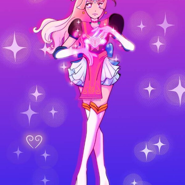 Poster Cloud Anime Style Poster by FUMI Cutie Hmong Girl Maimai - Etsy