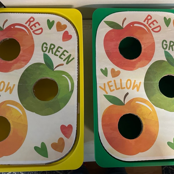 Apple Color Sort Flisat Insert, Fall Flisat Insert, Flisat Insert ...