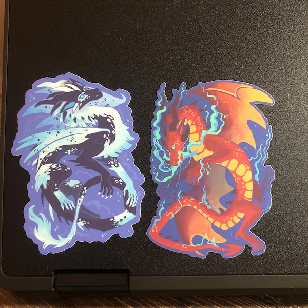 Angular Dragon Stickers [ Wings of Fire ] - Etsy Canada