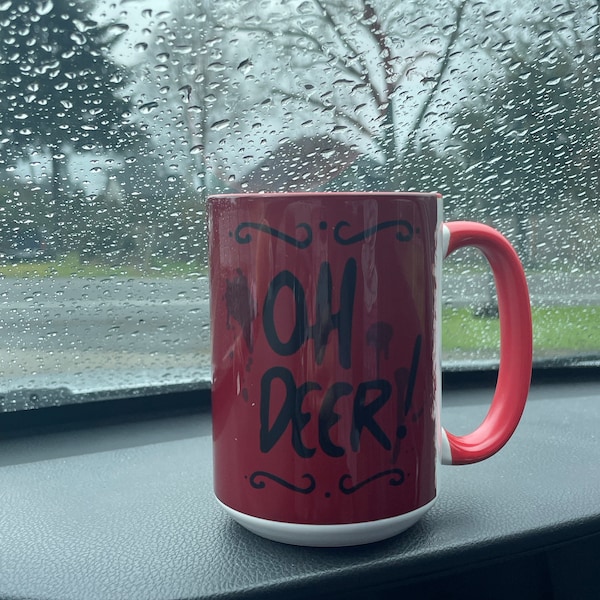 OH DEER Mug Fan Art Alastor's Mug Alastor Fanart Tea Cup Radio Demon ...